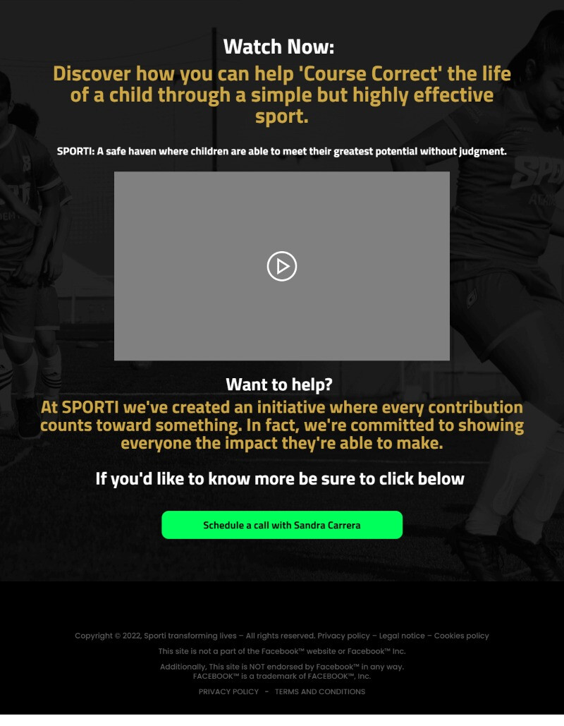 video – Sporti Transforming Lives